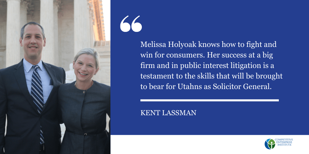CEI Congratulates Consumer Advocate Melissa Holyoak on Appointment as ...