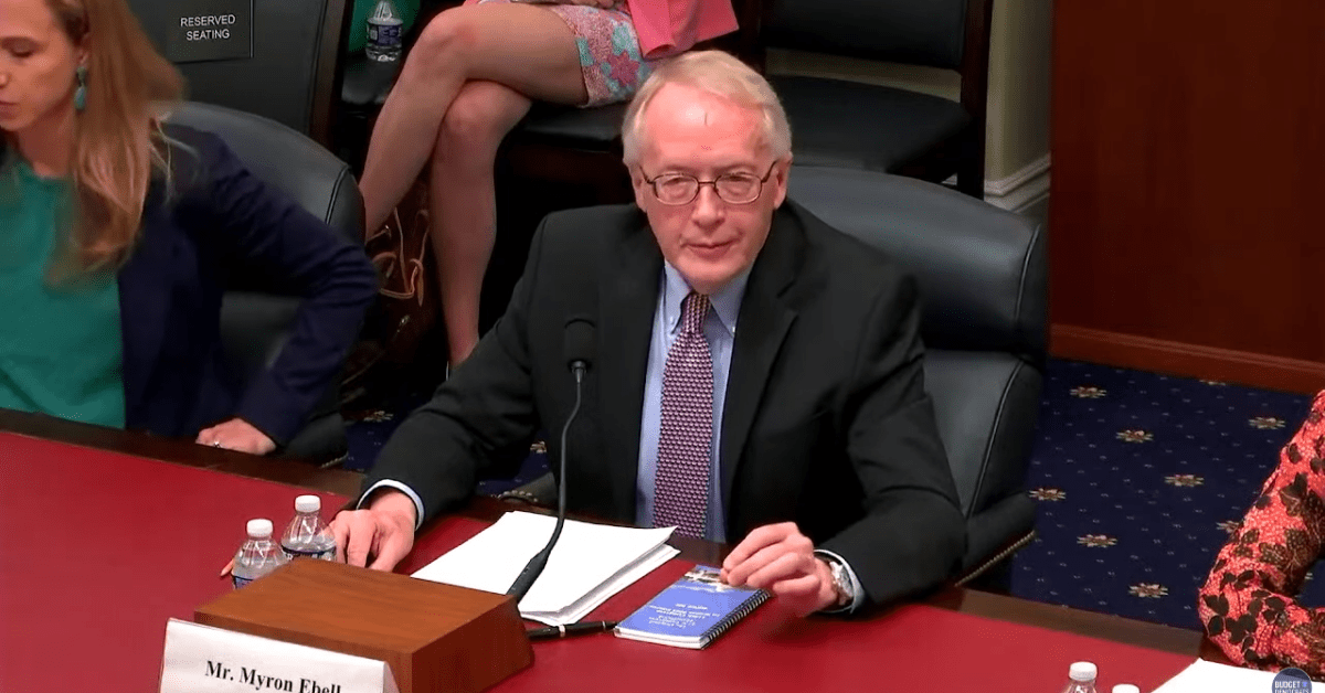 CEI's Myron Ebell Testifies Before House Budget Committee on “Exposing ...