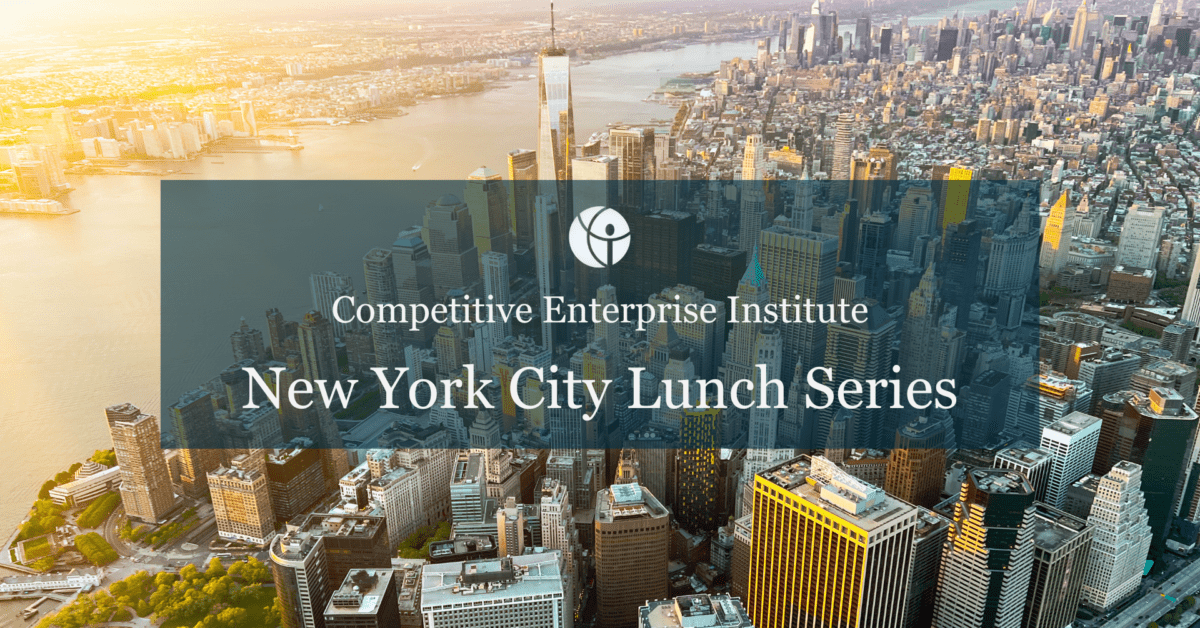 NYC Luncheon feat. Brian Rankin - Competitive Enterprise Institute